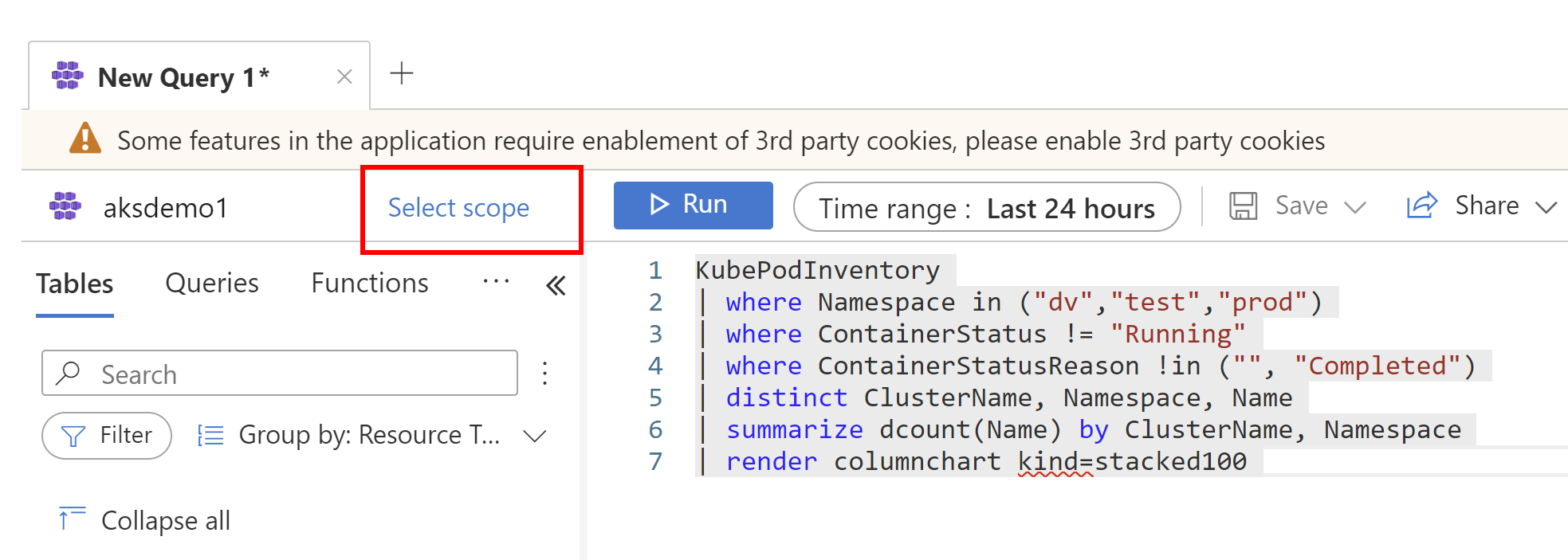 Kusto Queries on AKS Clusters – Ash Tewari